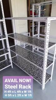 5-LAYER HEAVY DUTY STEEL RACK / SLOTTED ANGLE BAR RACK / METAL RACK ...