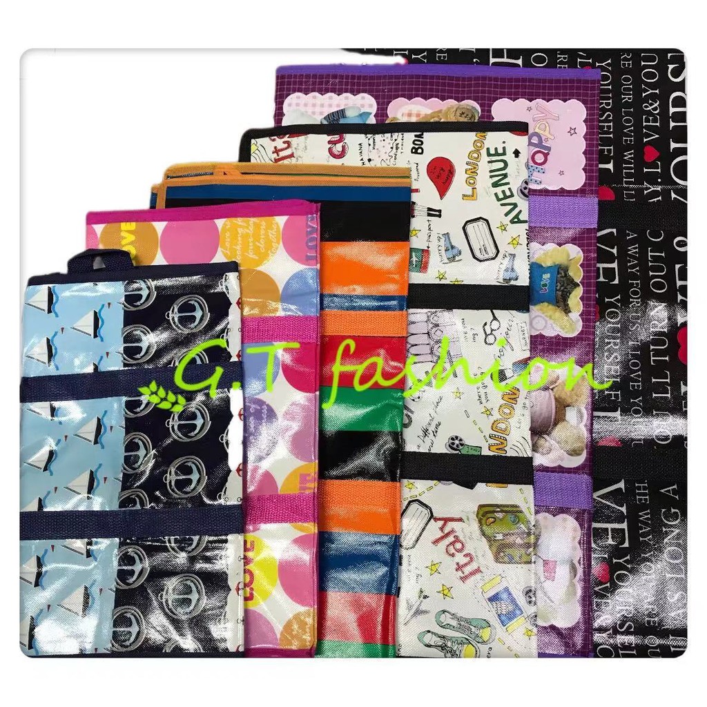 Sako bag /Shopping bag /Travel Bag with double zipper | Shopee Philippines