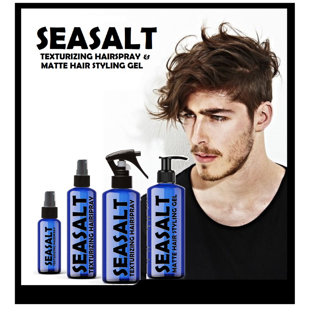 Seasalt Texturizing Matte Hairspray & Styling Gel | Shopee Philippines