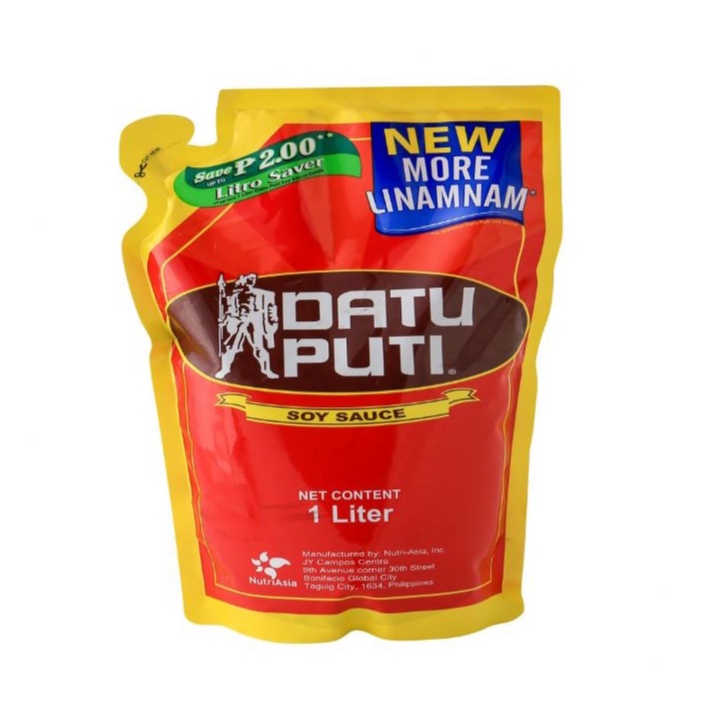 Datu Puti Soy Sauce 1 Liter Stand Up Pouch | Shopee Philippines