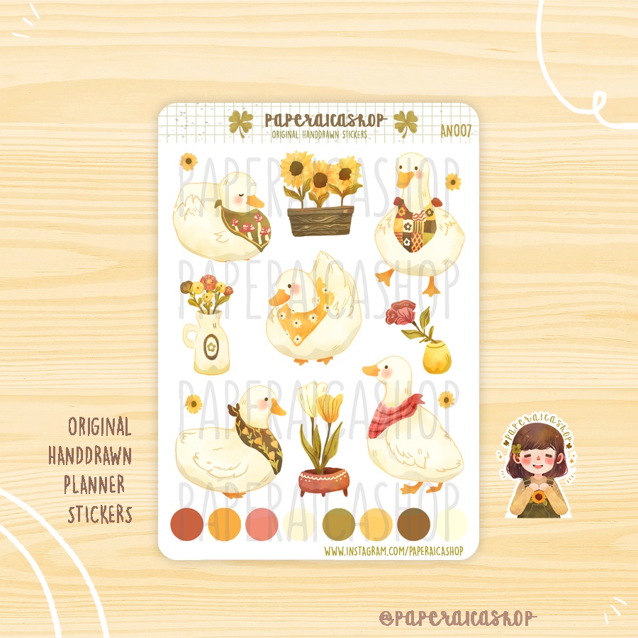 Snuggly Ducks Stickers, Farm Animal Stickers, Duck Stickers, Cute Ducks ...