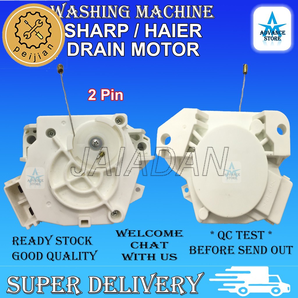 SHARP / HAIER WASHING MACHINE DRAIN MOTOR ES-S763M | Shopee Philippines