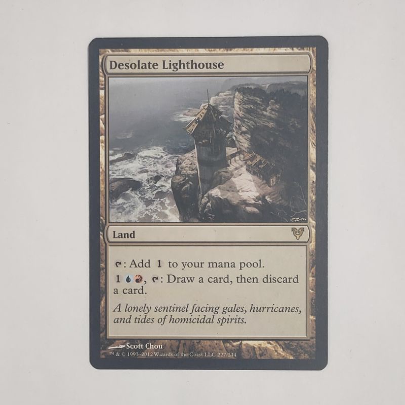 MTG Card DESOLATE LIGHTHOUSE Magic the Gathering Trading Card Game Land ...