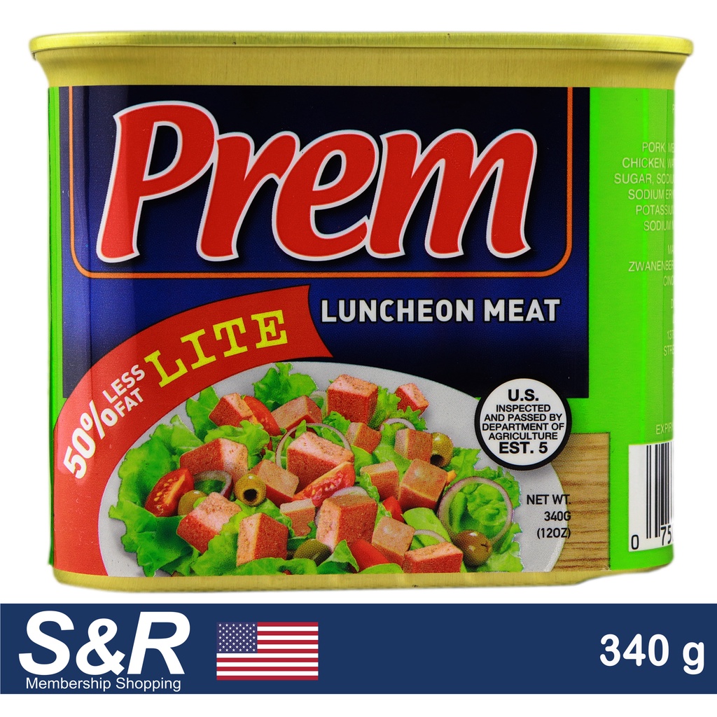 Prem Lite Luncheon Meat 340g | Shopee Philippines