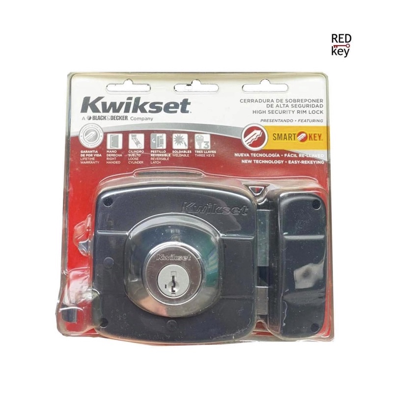 Kwikset Rim Lock Single Bolt by Black and Decker Smart Key | Shopee ...