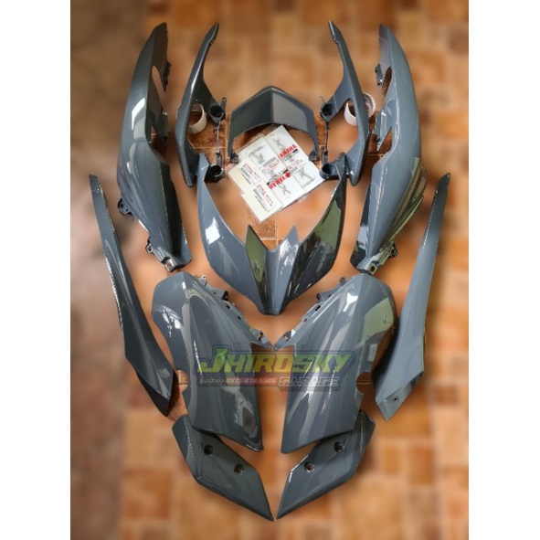 Xmax Power Gray Fairings Complete Set (Genuine Yamaha) | Shopee Philippines