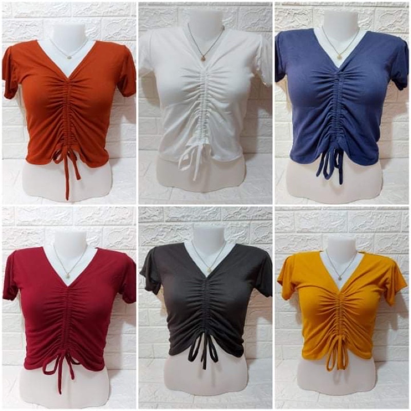 Korean String Tops inspired for Ladies (DIrect Supplier) | Shopee ...
