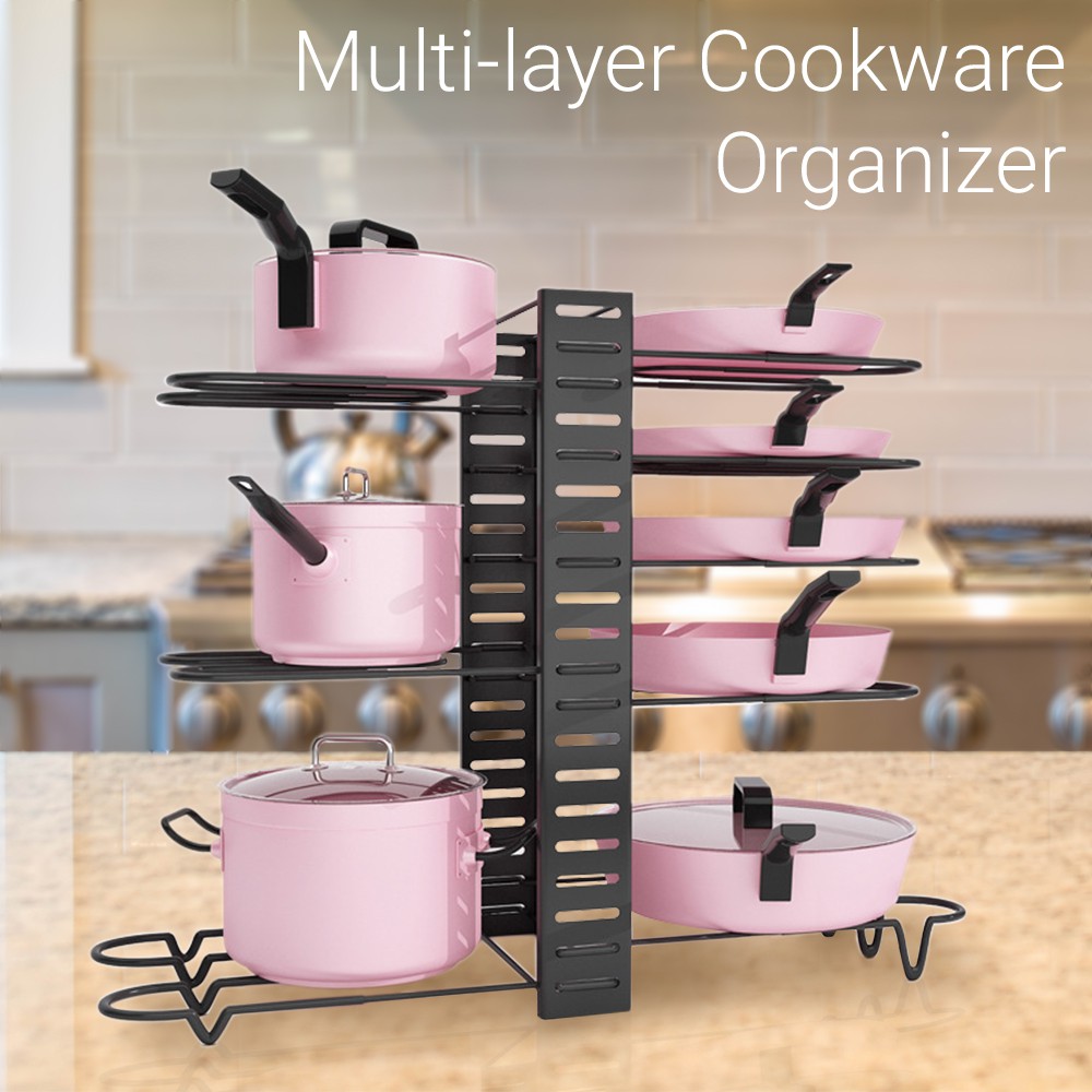 LOCAUPIN Kitchen Multifunctional Pantry Storage Anti Slip Cookingware ...