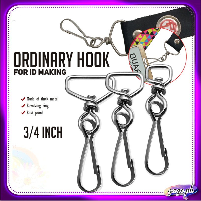 ID Hooks for ID Lace Making Materials (100 pcs per pack) Ordinary Hook ...