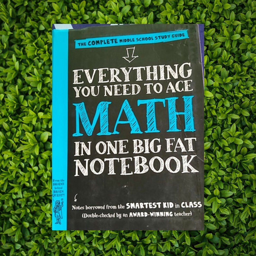 EVERYTHING YOU NEED TO ACE MATH IN ONE BIG FAT NOTEBOOK (NEW) | Shopee ...