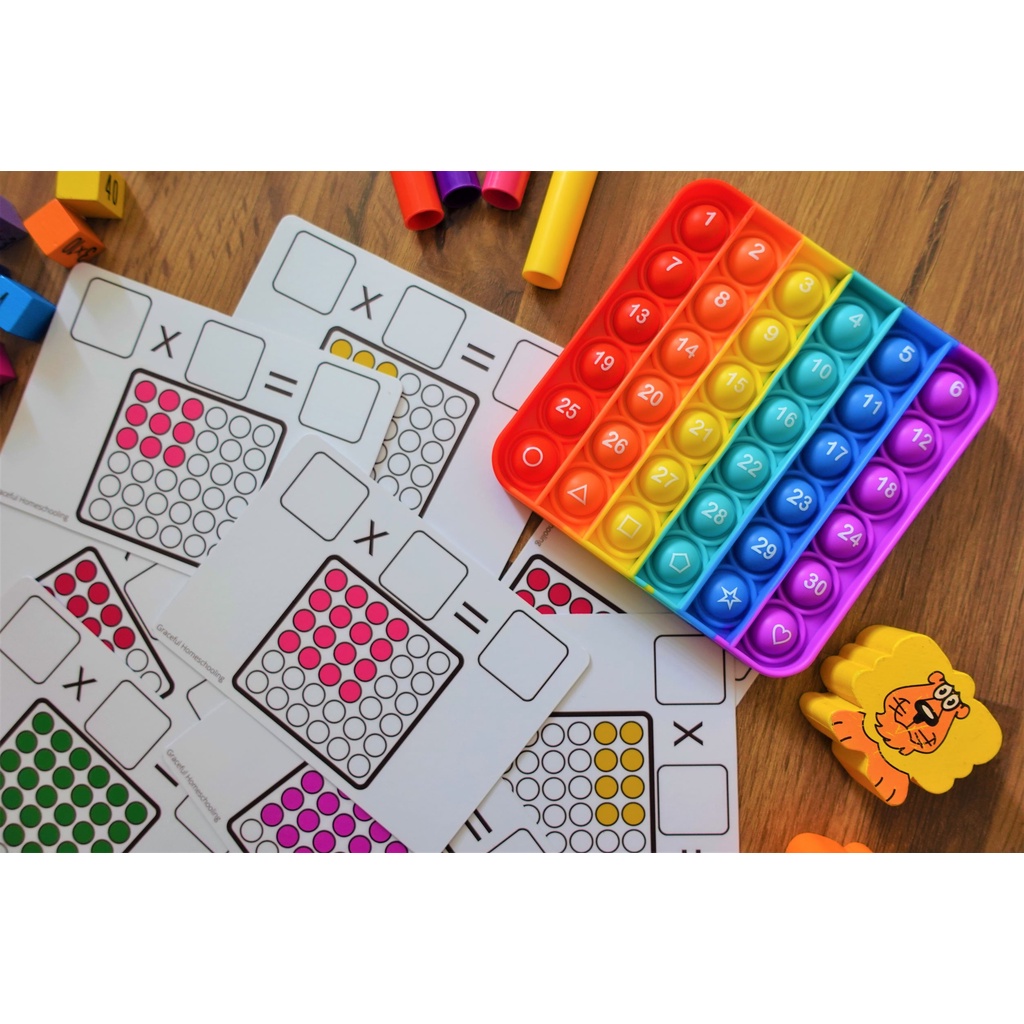 Math: Multiplication Pop It Activity Multiplication Activity, Math ...