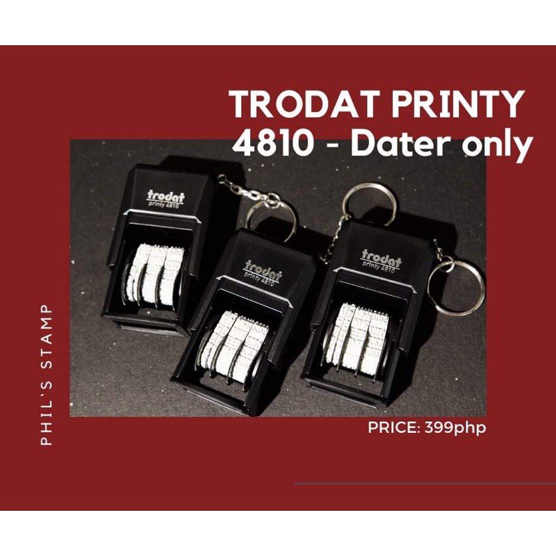 Trodat Printy 4810 -dater only- DSIs | Shopee Philippines