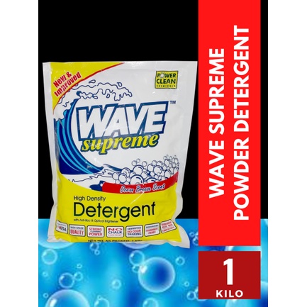 PowerClean WAVE SUPREME Powder Detergent 1 kg (Concentrated Stain ...
