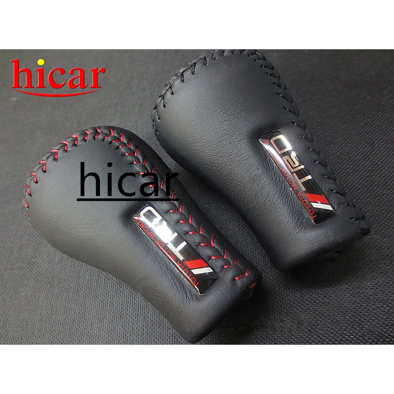 Universal TRD 5 Speed PU Leather Gear Shift Knob for TOYOTA Gearshift ...
