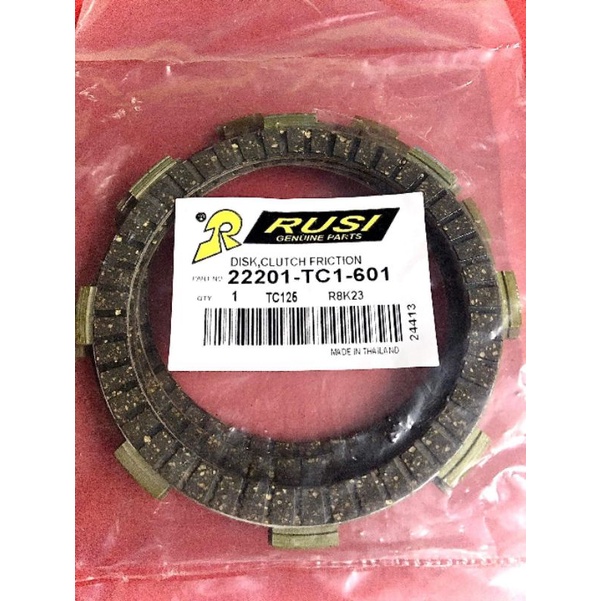 RUSI TC125 Clutch Lining Set Genuine Parts | Shopee Philippines