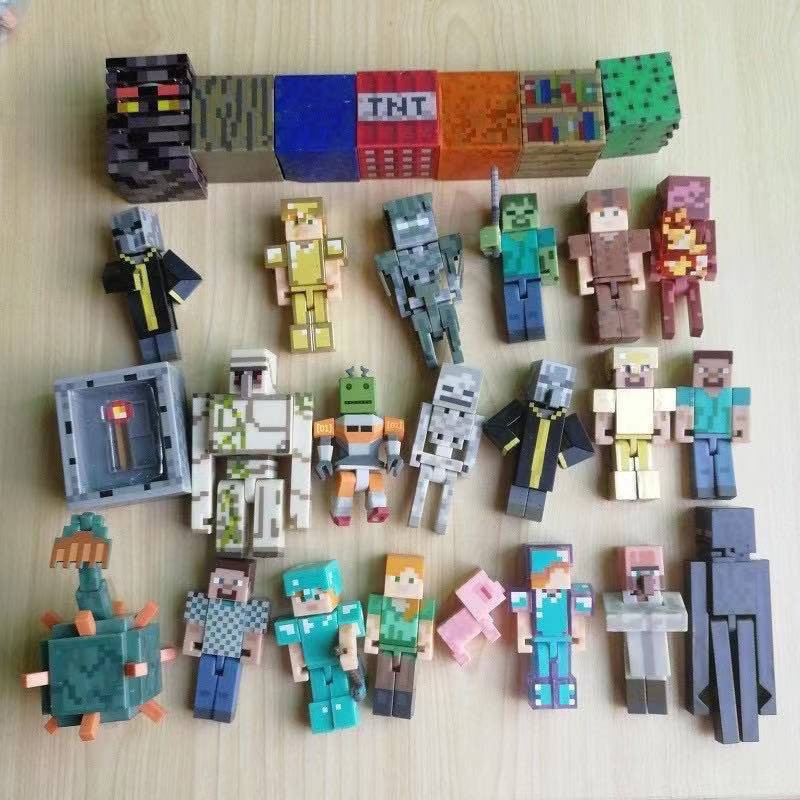 J King #Minecraft Favorites The Latest Minecraft Series Dolls | Shopee ...