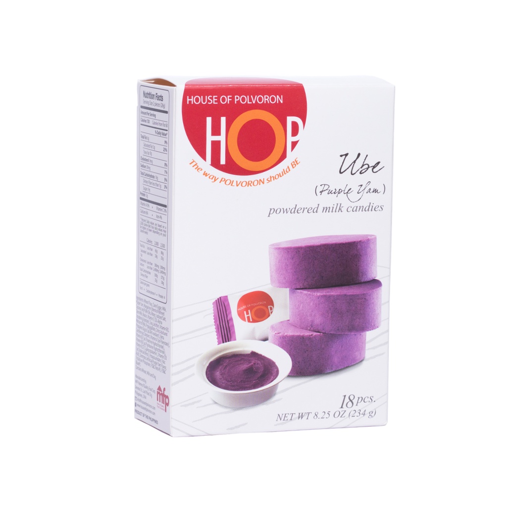 House of Polvoron Purple Yam (Ube) Box 18pcs 234g | Shopee Philippines