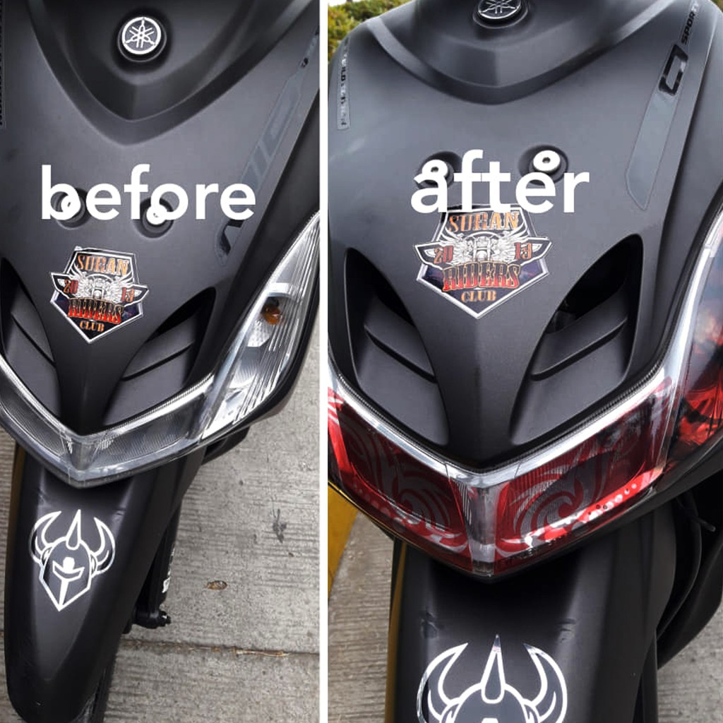 YAMAHA MIO SPORTY/SOULTY TRANSPARENT WINKER STICKER ( PAIR ) | Shopee ...