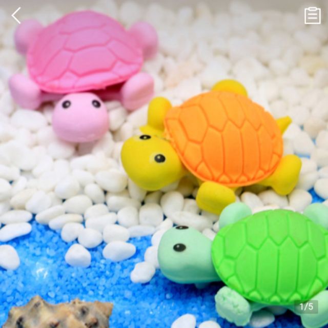 Cute baby turtle-shaped eraser - Resilient Store