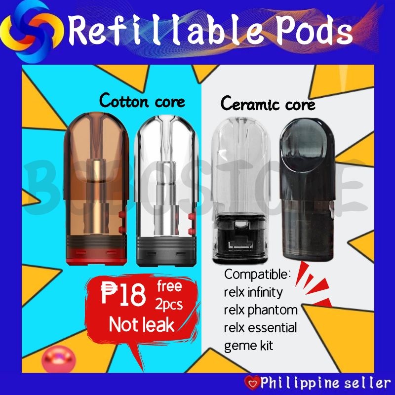 Refillable Pods Relx infinity phantom essential relix vape Pod for vape ...