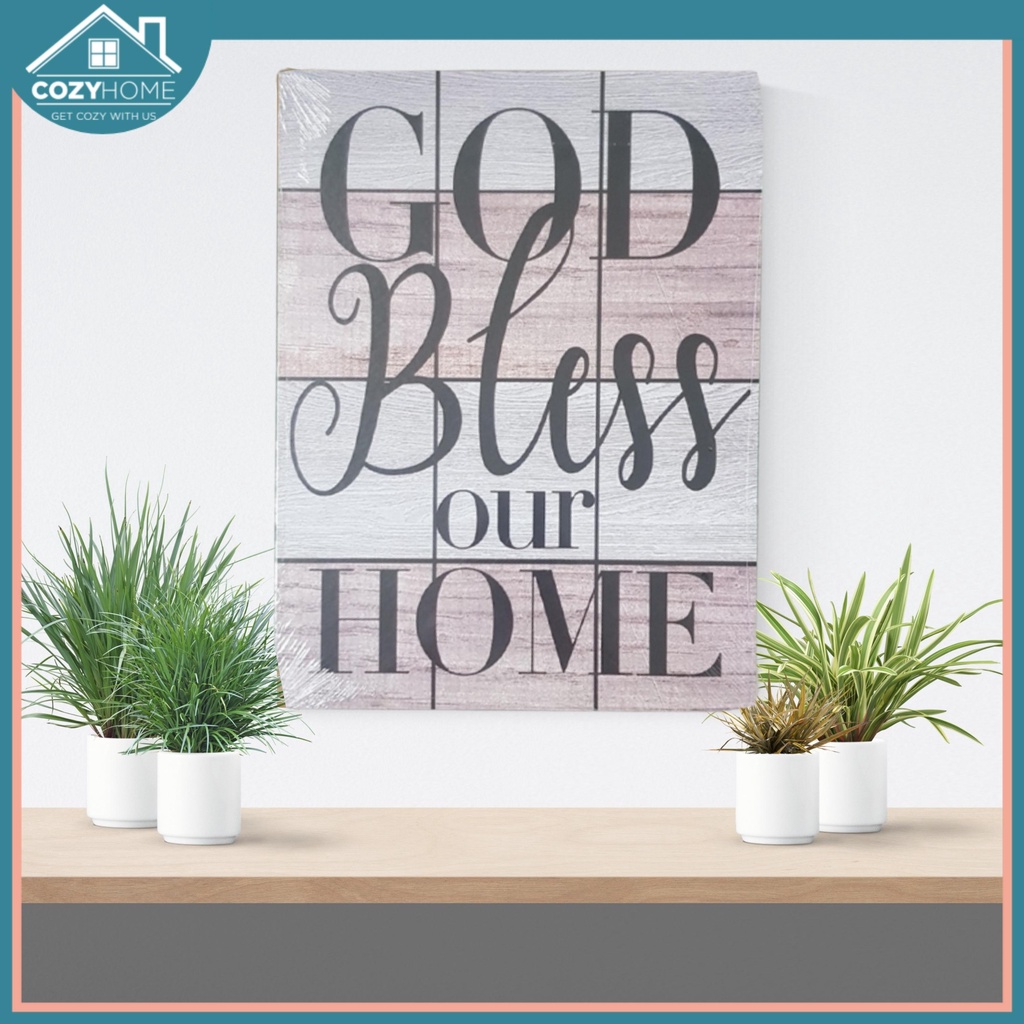 Cozyhome Wall Decor for Bedroom Wall Frame Inspirational Quotes Wooden ...