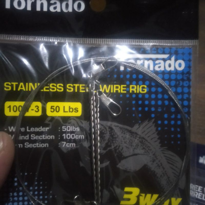 Triway Tornado wire rig stainless steel three way | Shopee Philippines