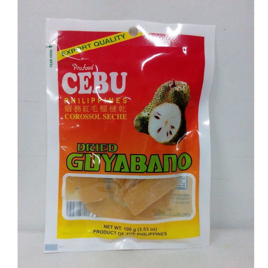 Cebu Dried Guyabano 100g | Shopee Philippines