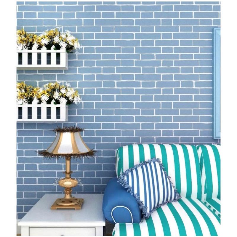 Aceking Wallpaper Bricks Imitation Design self adhesive 10meters by ...