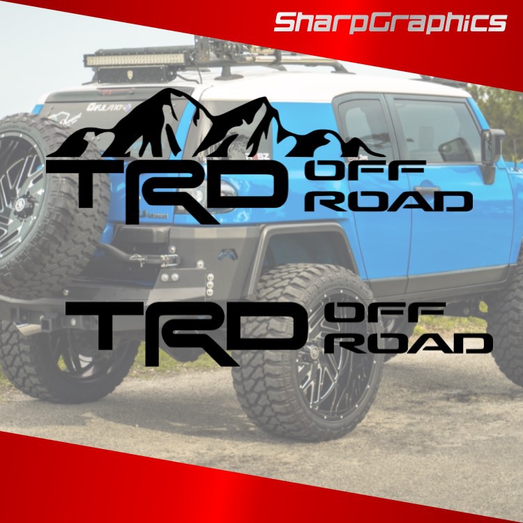 TRD Off Road Sticker Decal | Shopee Philippines