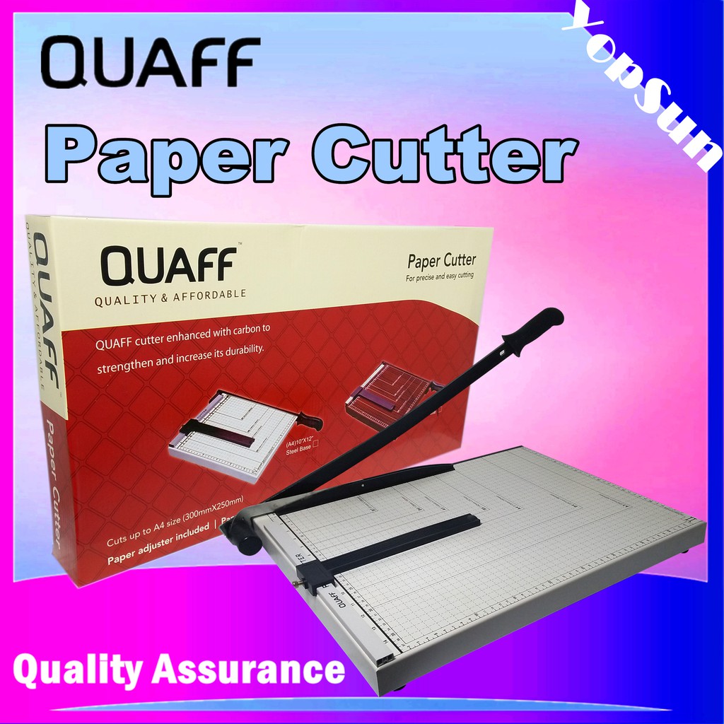 Paper Cutter A4 Metal Type High Quality Quaff Brand Shopee Philippines