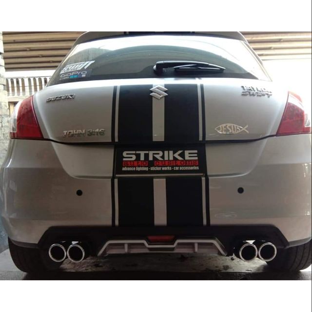 Rear Bumper Diffuser for Suzuki Swift | Shopee Philippines