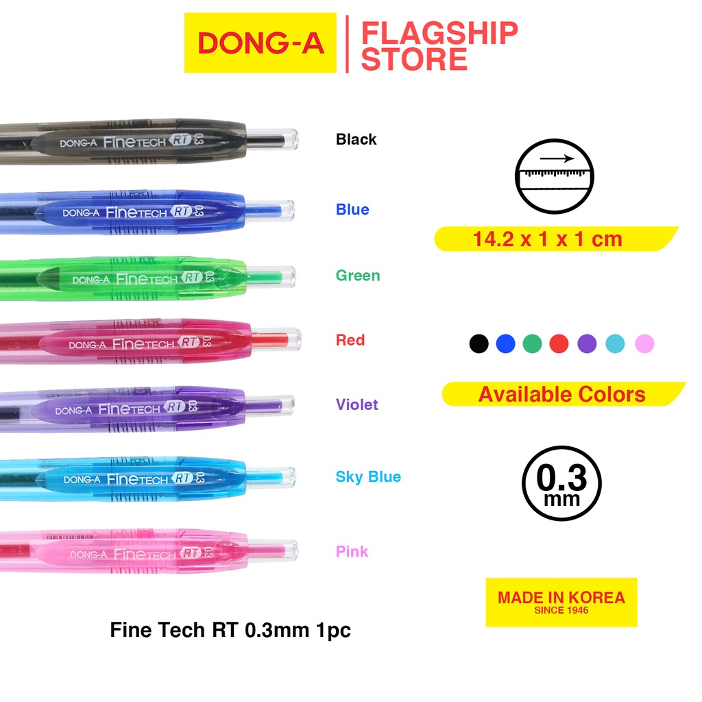 Dong-A Fine Tech RT 0.3mm 1pc | Shopee Philippines