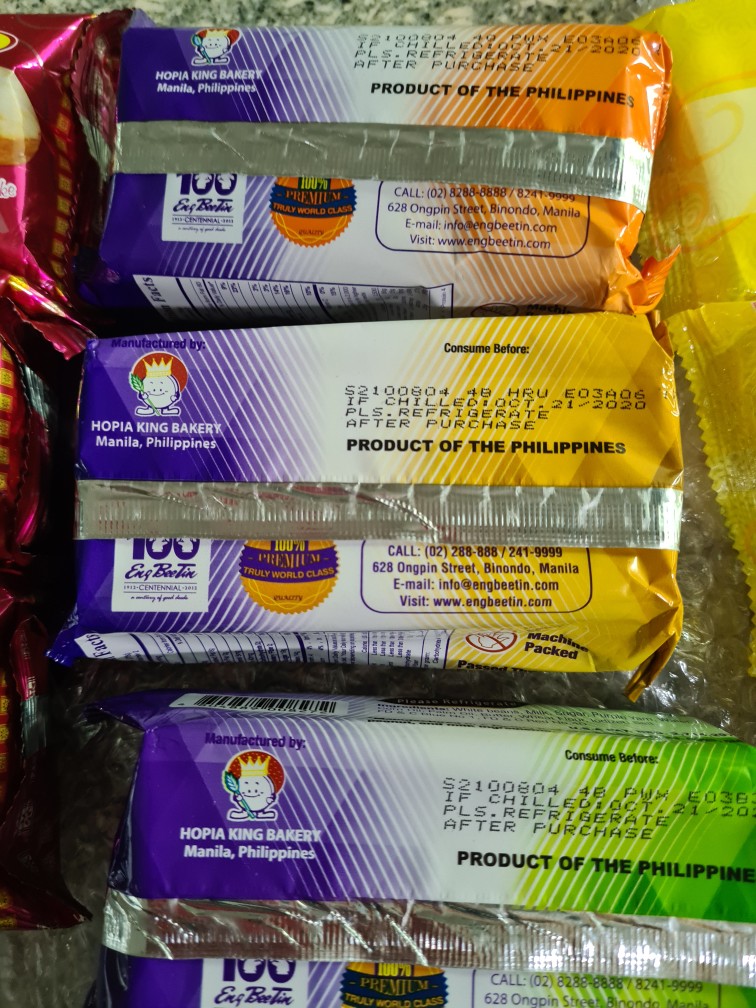 Eng Bee Tin Hopia Combi Bundle (Ube Pastillas, Ube Quezo, Ube Langka ...