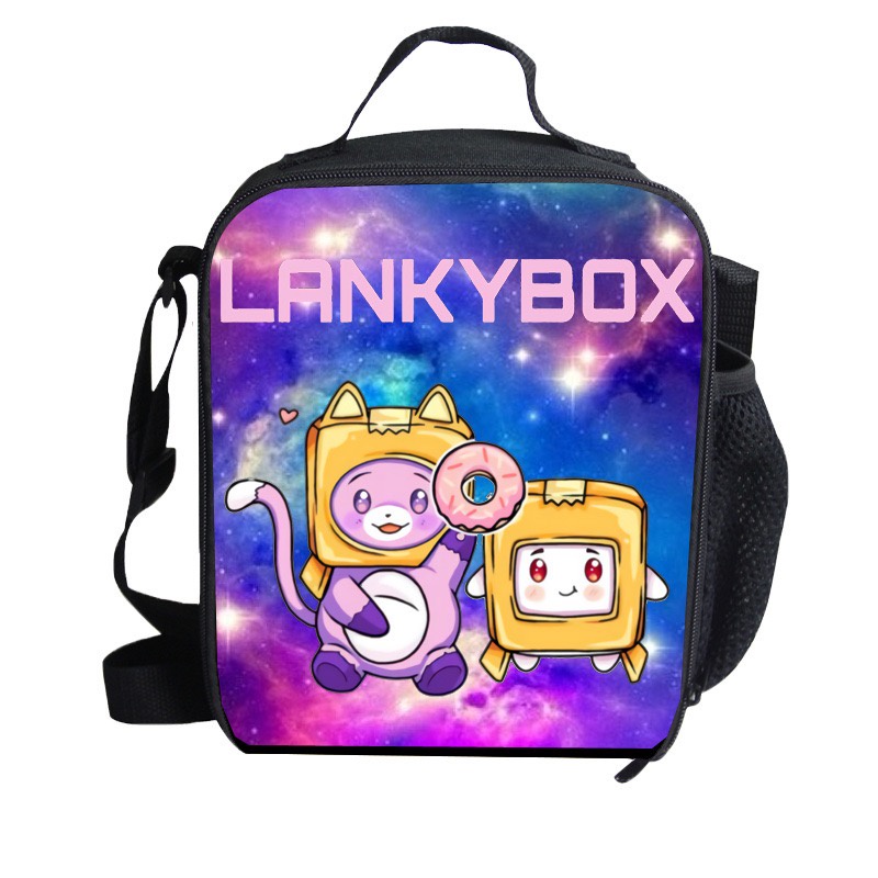 (Ready stock)Lankybox Backpack 3D Printing Casual Bags For Teenage ...