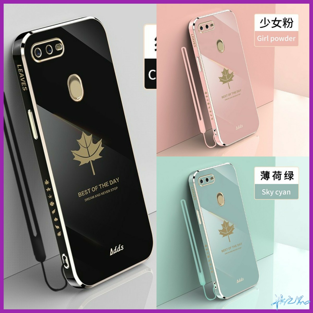 Casing Oppo A5S Case F9 A12 Case F9 Pro Case Luxurious Texture Smooth ...