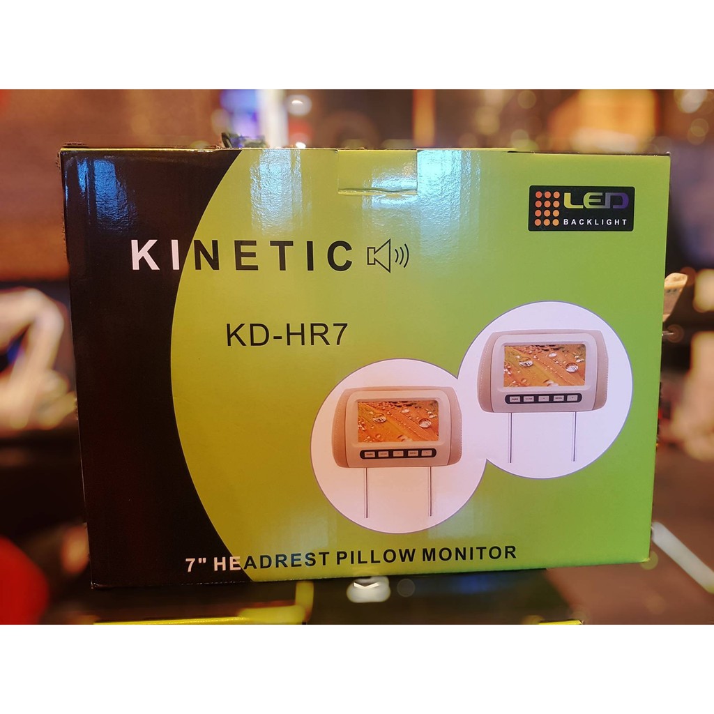 KINETIC KD-HR7 HEADREST MONITOR black | Shopee Philippines