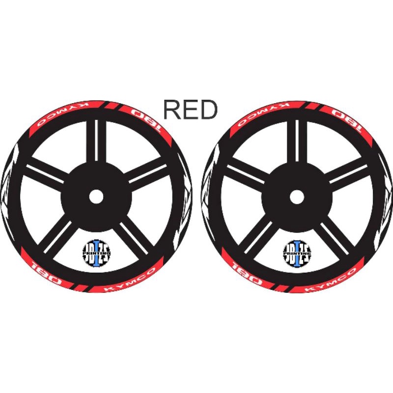 KYMCO KRV 180 MAGS STICKER DECALS SET REAR AND PRONT ALL SIDE | Shopee ...