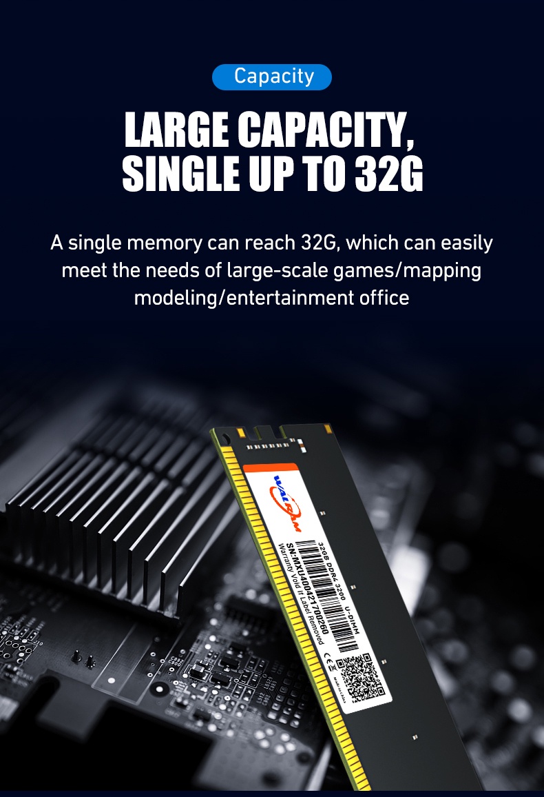 WALRAM 4GB 8GB 16GB Desktop RAM DDR4 2133MHz 2400MHz 2666MHZ 3200MHZ ...