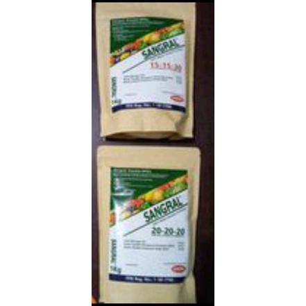 SANGRAL FOLIAR SPRAY / like YIELD MASTER (choice of : 15-15-30 OR 20-20 ...