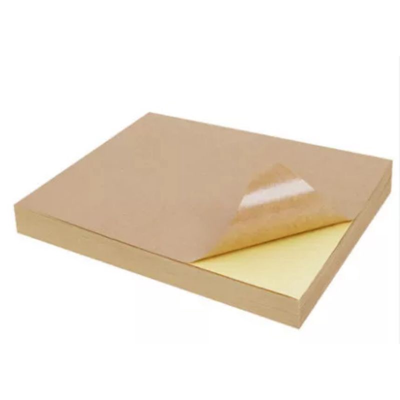 A4 Kraft Sticker Paper (Sold in 20s and 100s) | Shopee Philippines