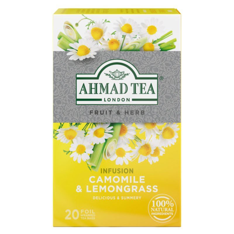 Ahmad Tea Camomile Chamomile And Lemongrass Relax 20 Teabags Shopee Philippines