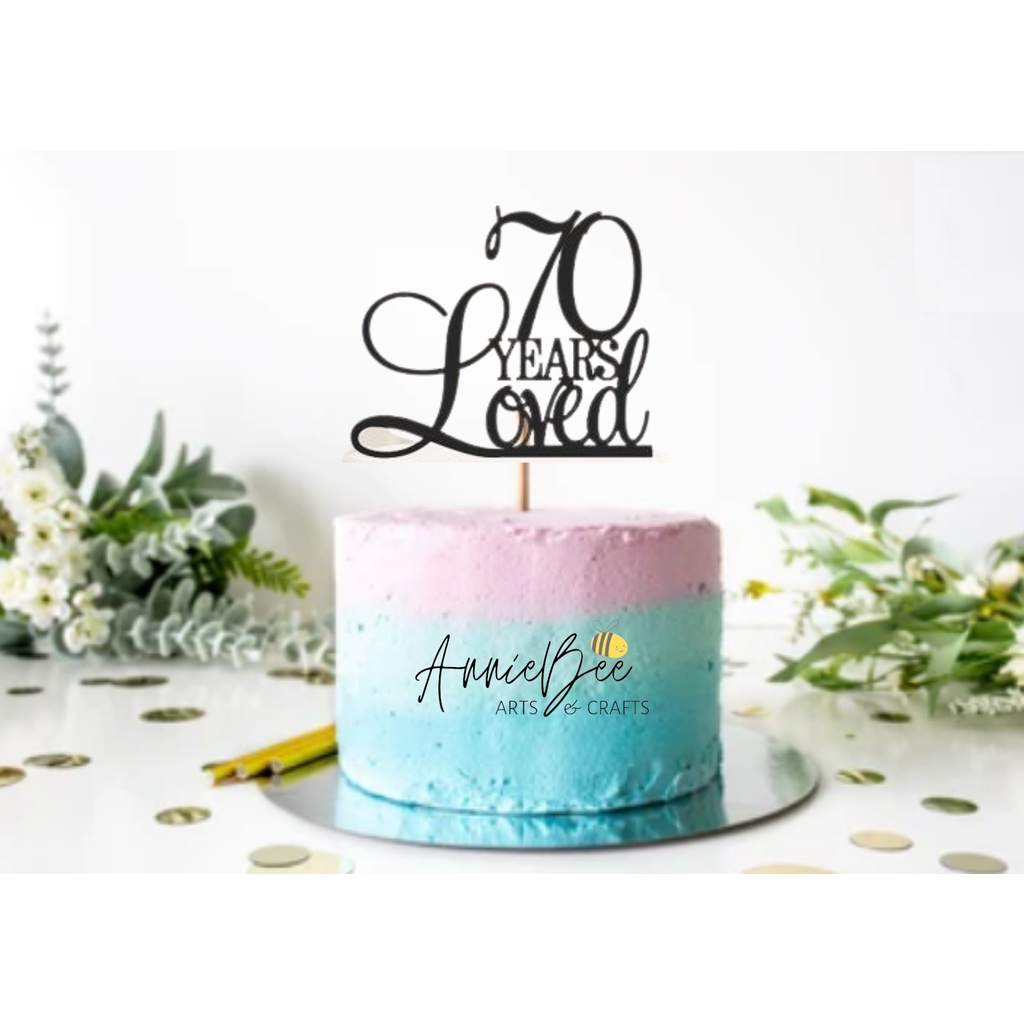70th Birthday Cake Topper | Shopee Philippines