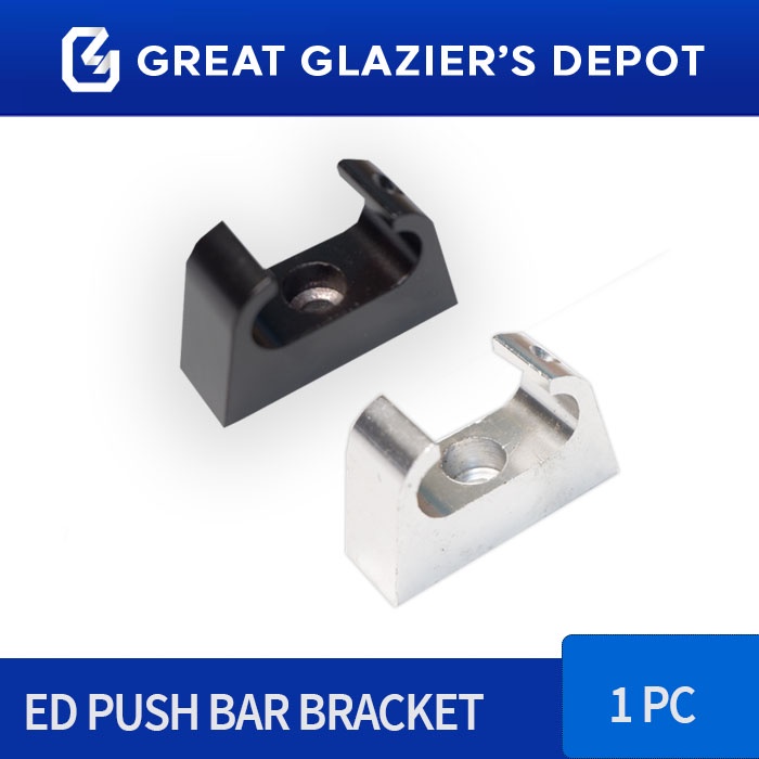 ED Push Bar Bracket Metal for Aluminum Swing Door (Chrome, Black, White ...