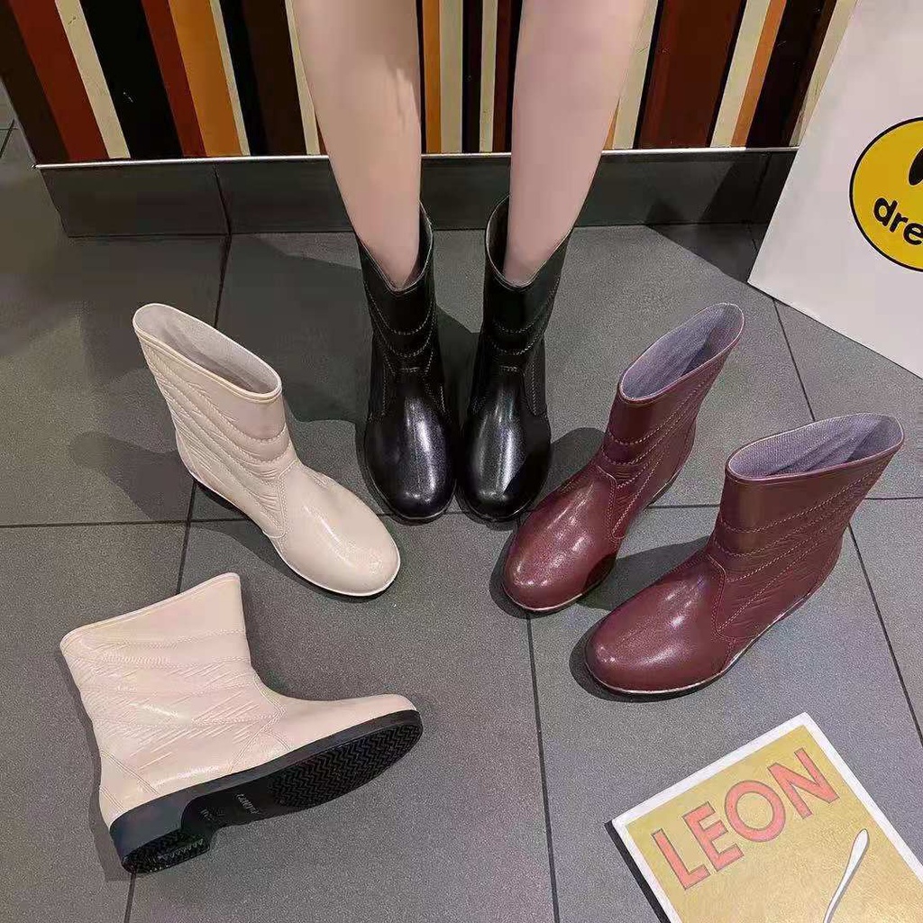 Fashion rain boots for women's | Shopee Philippines
