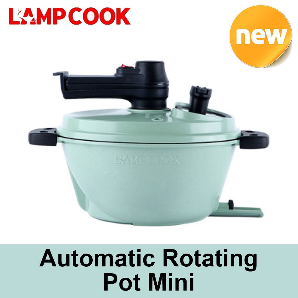 LAMPCOOK HS-0010 Automatic Rotating Pot Mini Universal Cooker Rice ...