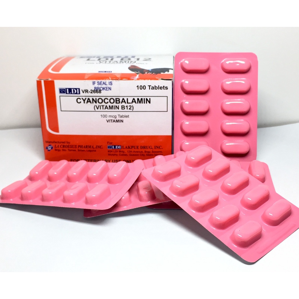 [SOUTH VET]50 capsule LDI Cyanocobalamin Vitamin B12 Supplement for ...