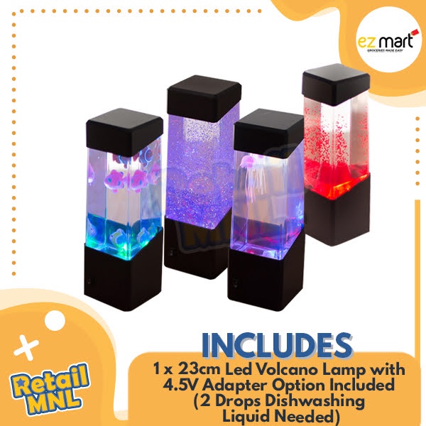 Retailmnl Lava Tank Night Light Aquarium LED Lamp USB Lava Sensory Lamp ...