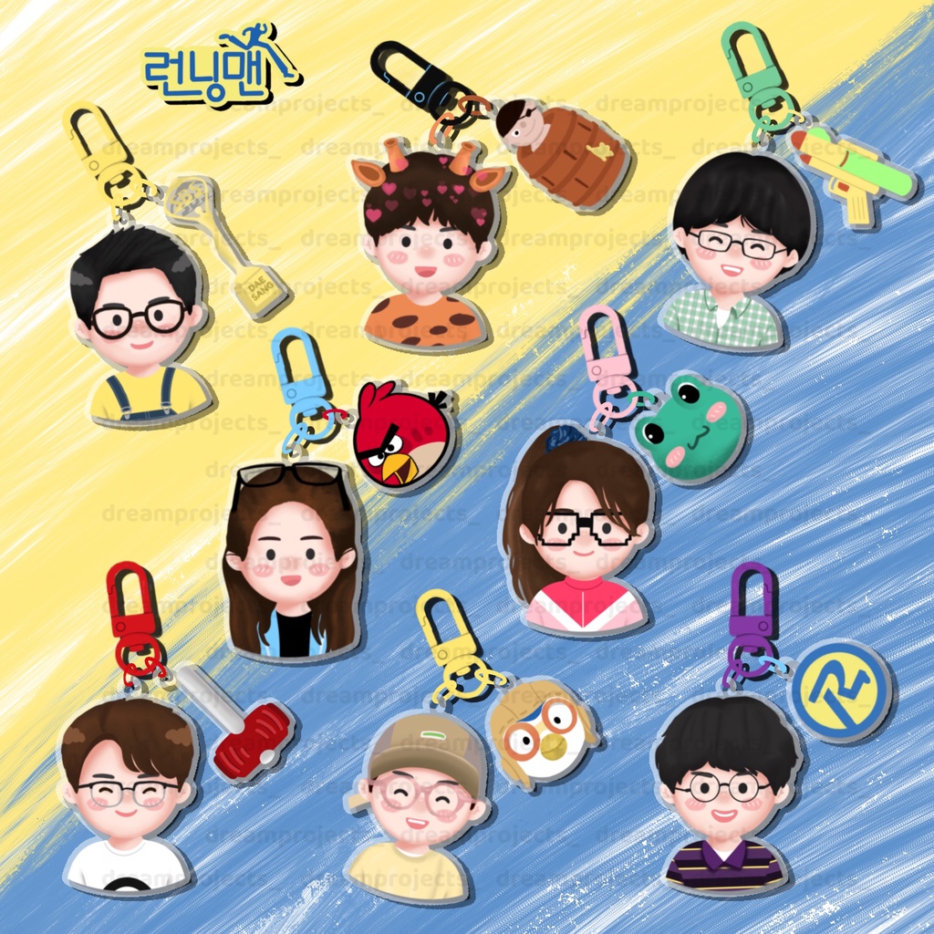 Running Man Keychain episode 560 member ver. | Shopee Philippines