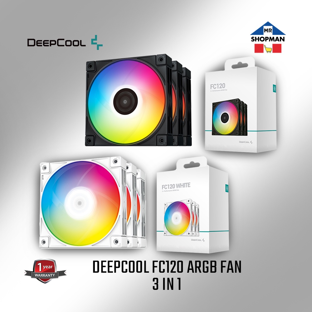 Deepcool FC120 ARGB Fans 3 in 1 | Shopee Philippines