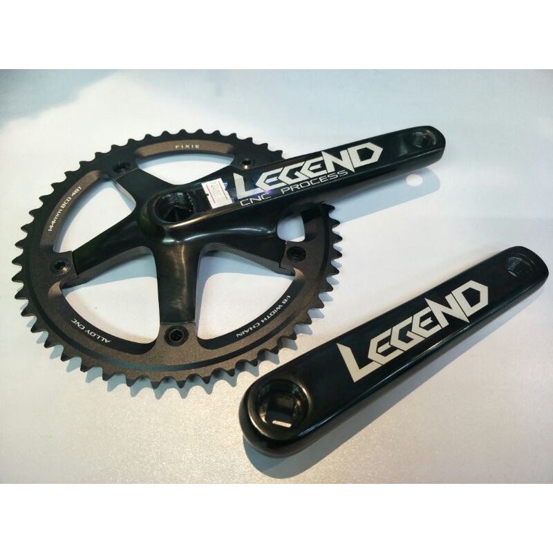 Legend Square Tapered 48T Crank Set for Fixie Fixed Gear CNC Jrspeed ...